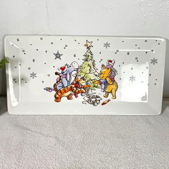 Zrike | Holiday | Disney Winnie The Pooh 4 Rectangular Serving Platter ...